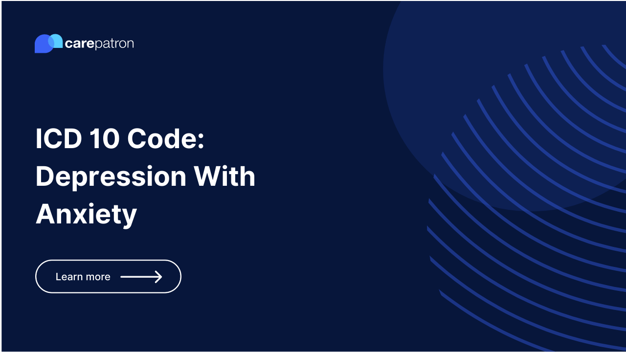 Depression With Anxiety ICD 10 CM Codes 2023